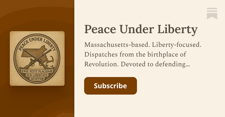 Peace Under Liberty | PeaceUnderLiberty | Substack