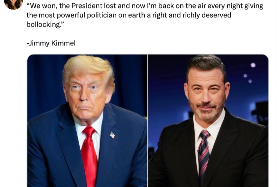 No Jimmy Kimmel, You Didn't "Win"
