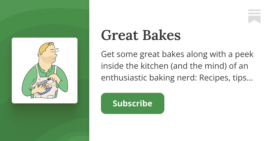 Great Bakes | Martin Sorge | Substack