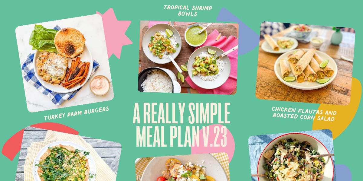 a really simple meal plan v.23