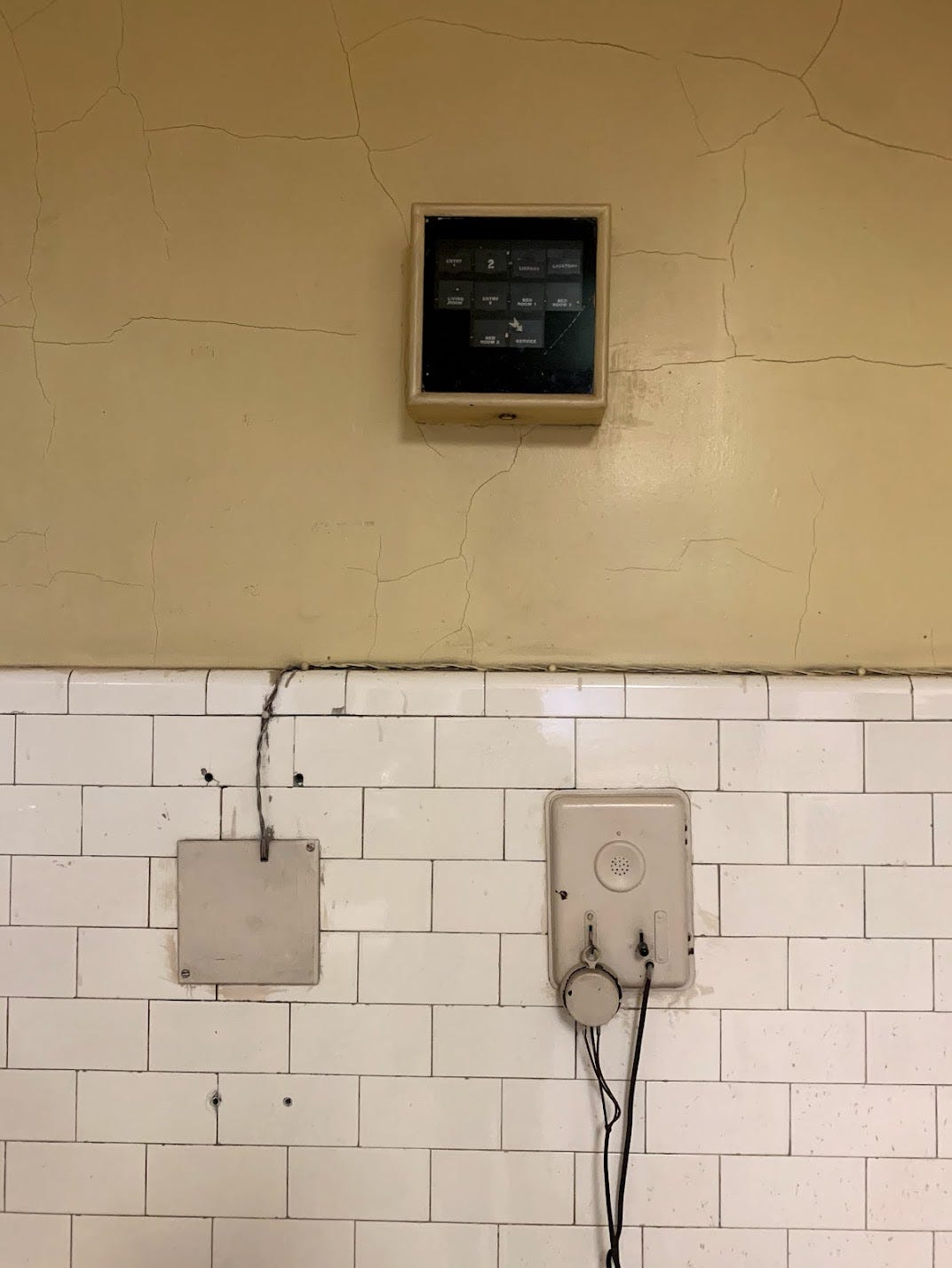 What intact prewar staff quarters look like