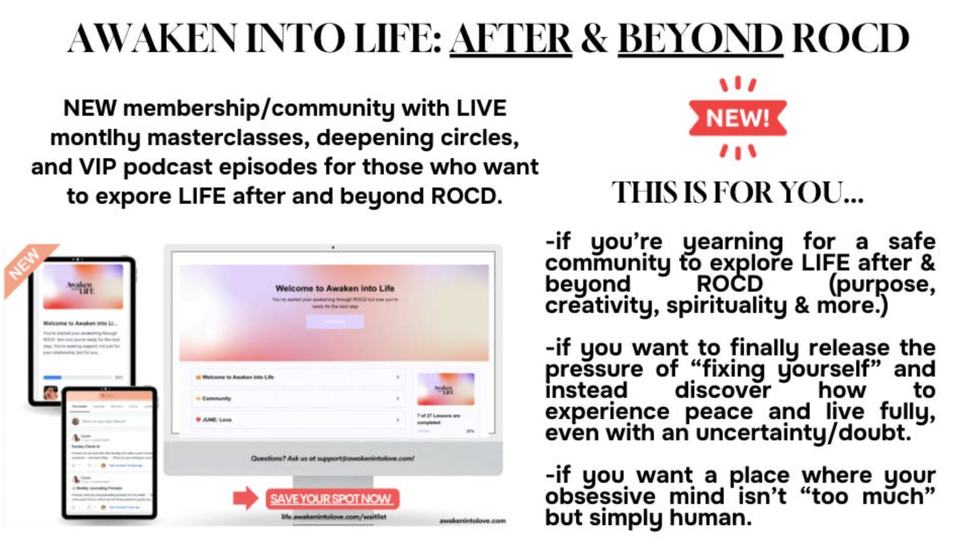 The Grief of "True" Love (ROCD/RA) - Awaken into Love