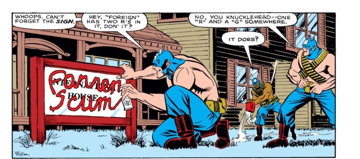 John Walker, The MAGA Captain America From The 1980s