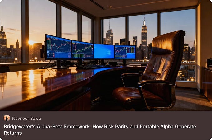 Navnoor Bawa (@navnoorbawa): "Bridgewater's Pure Alpha: +26.2% YTD. All ...