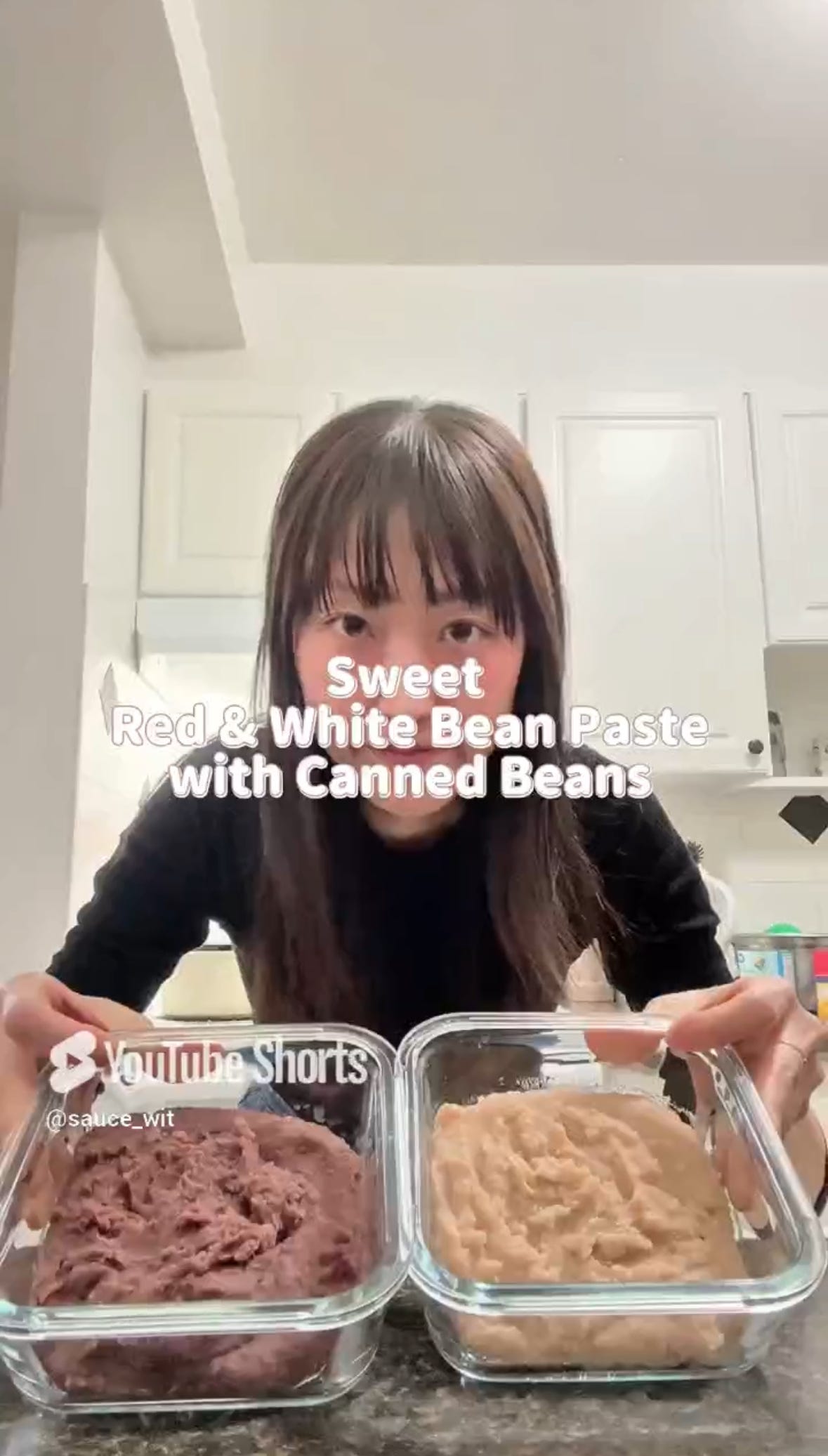 Homemade Sweet Bean Paste (using a 540ml Canned Beans)!