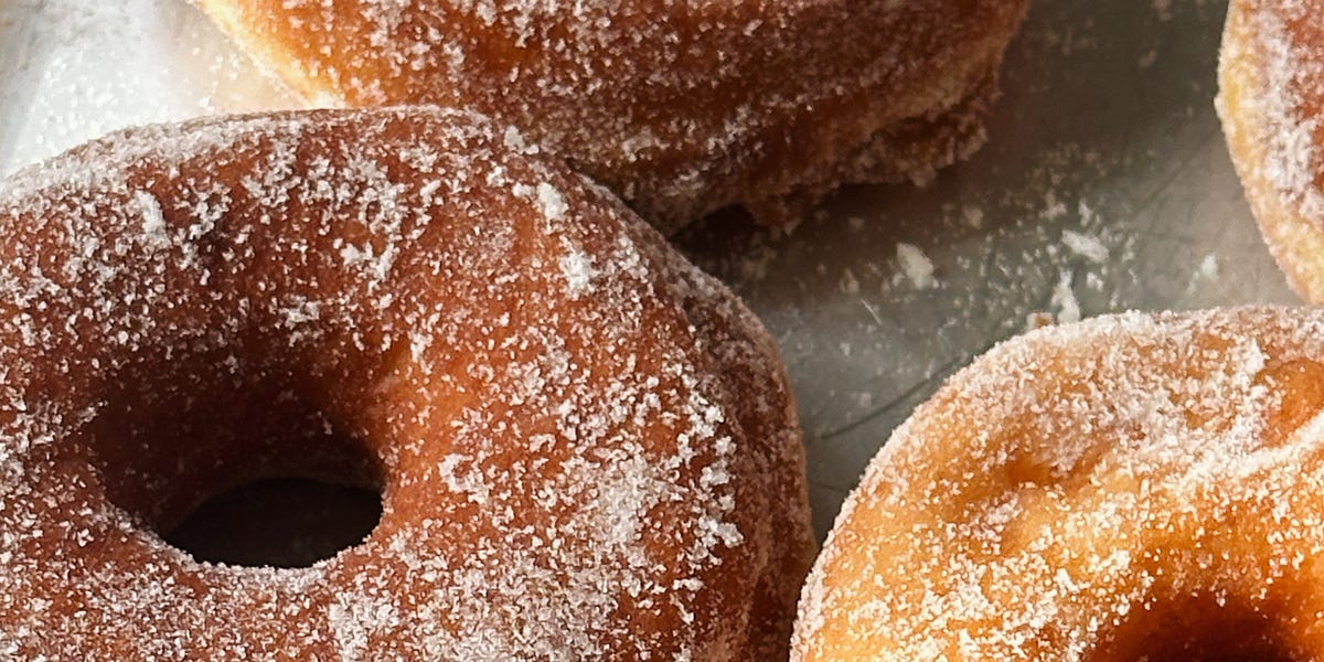Classic Sugar Ring Dougnuts - by Benjamina Ebuehi