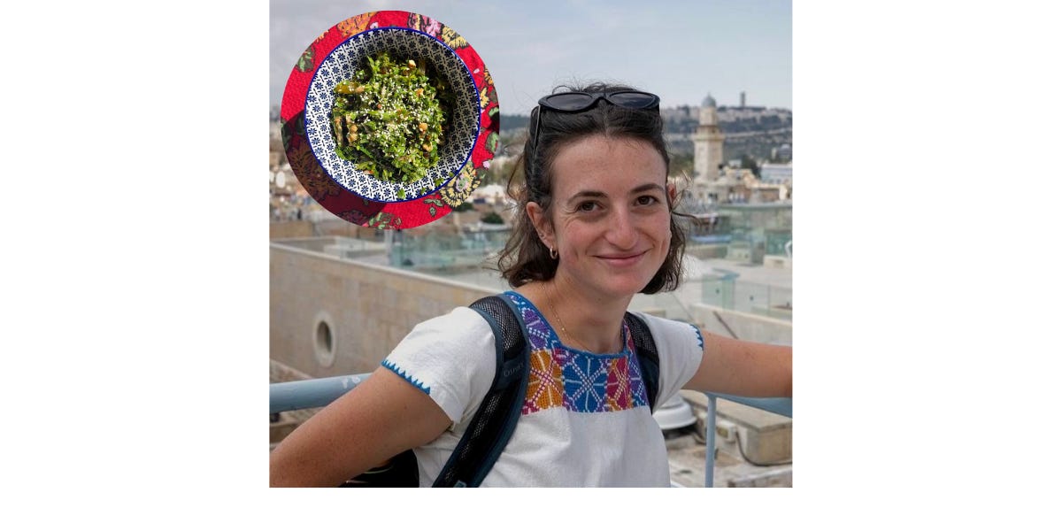 Maya's Herby Salatim (סלטים) Recipe// Jerusalem Tour Guide