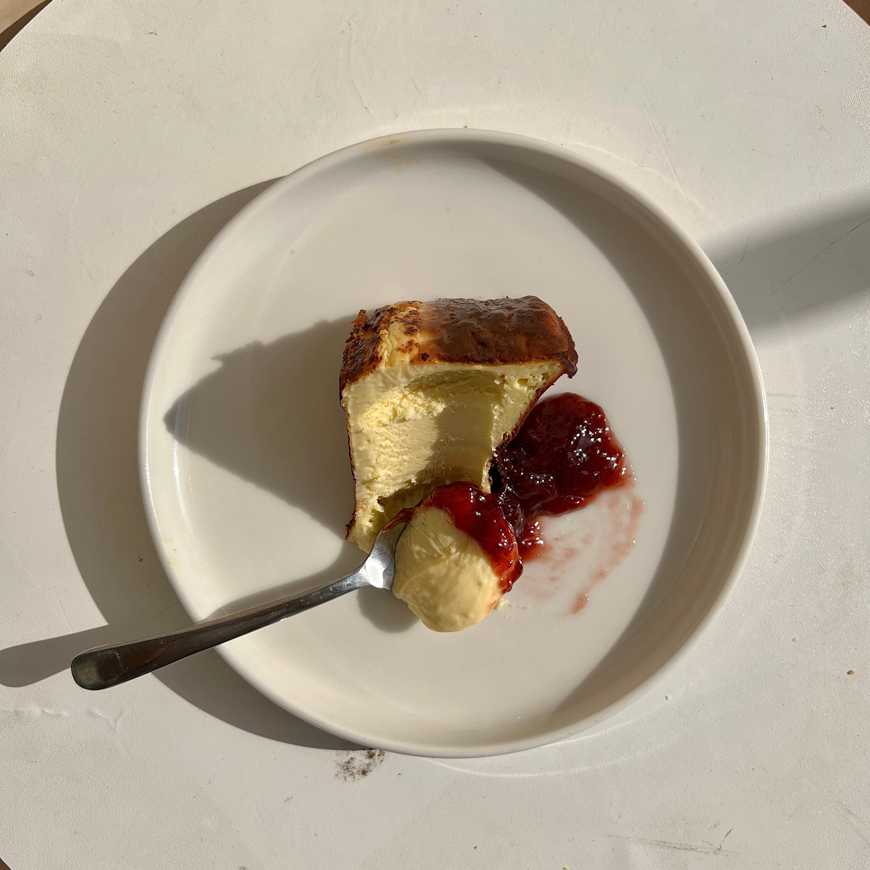 basque burnt cheesecake recipe - Aimee’s Substack