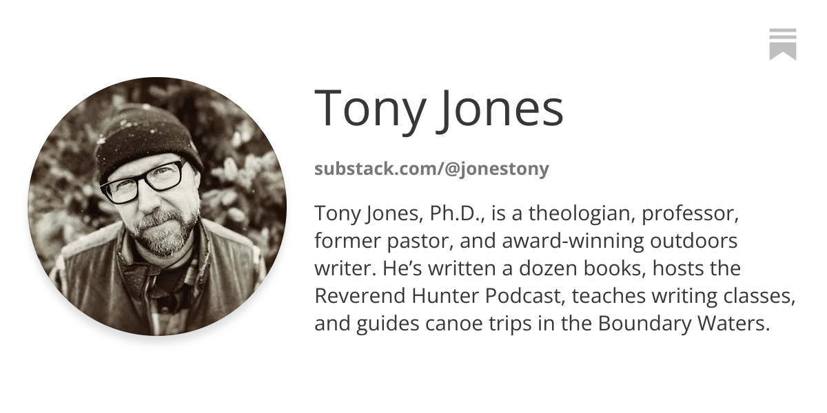 Tony Jones | Substack