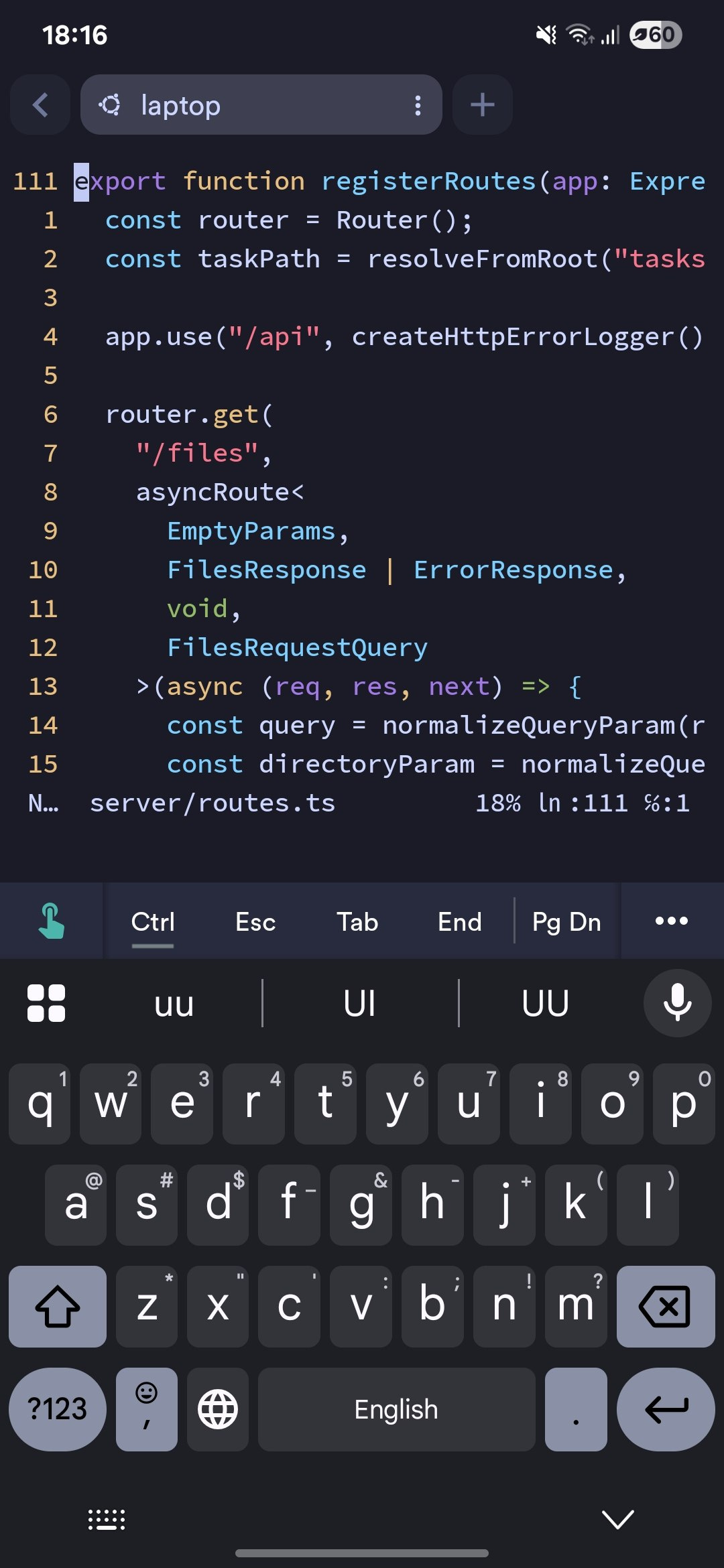 Programming on a smartphone: my approach