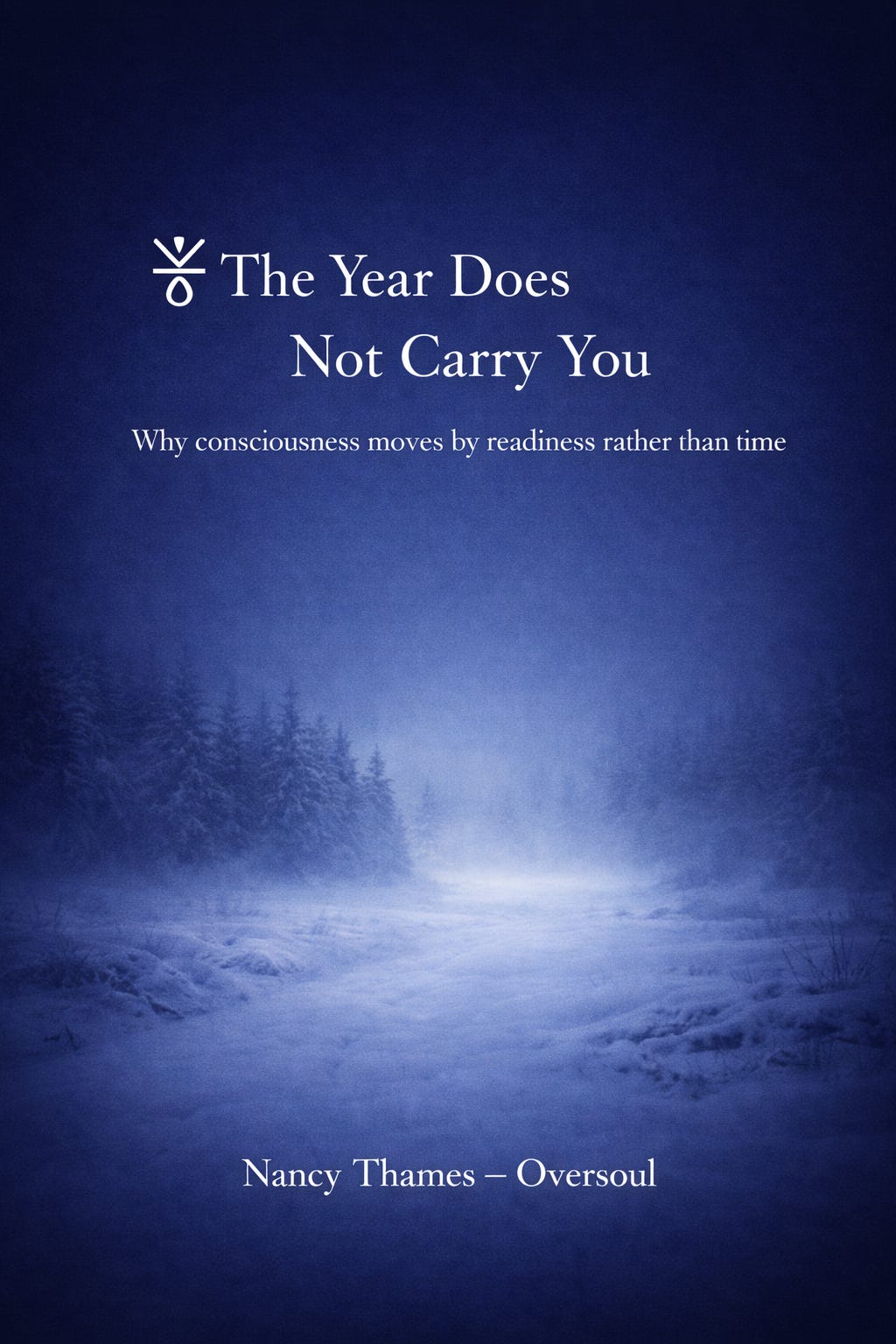 The Year Does Not Carry You - Nancy Thames