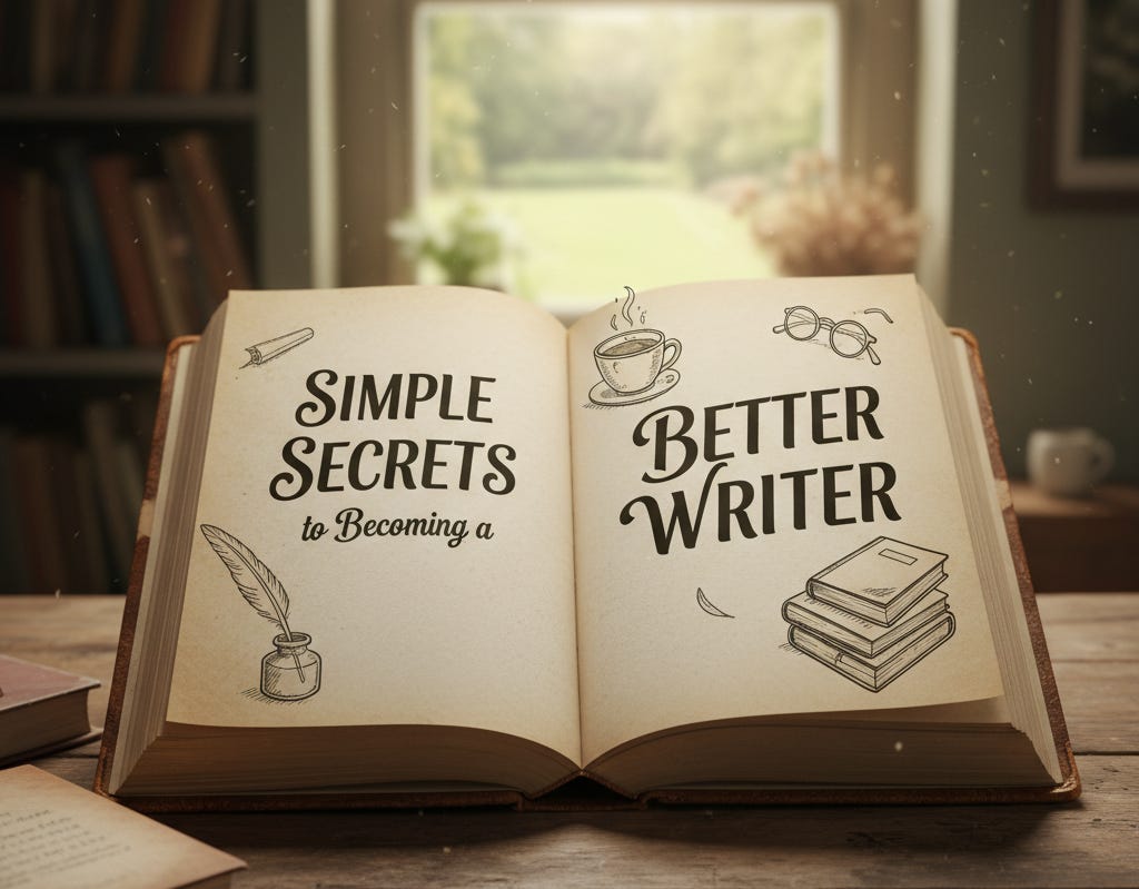 Simple Secrets to Becoming a Better Writer - by DraftMOde