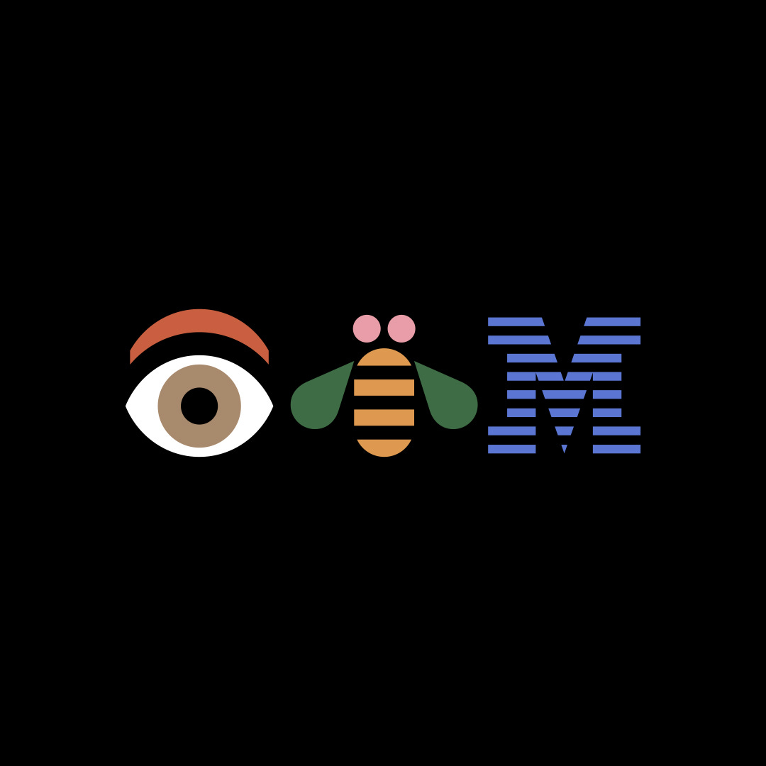 Eye, Bee, M Logo Design History - by Richard Baird