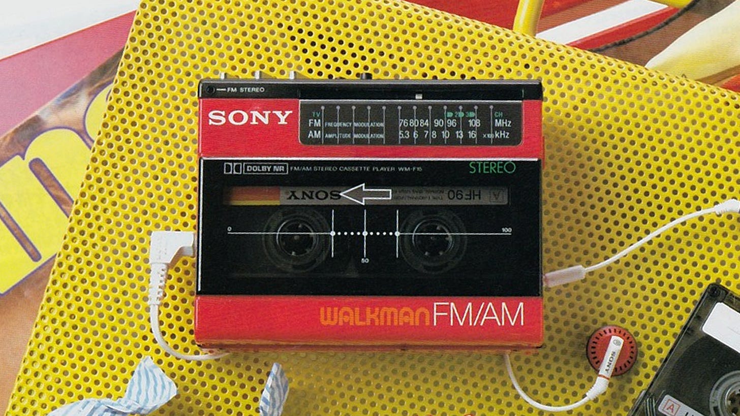 1984: The Year the Walkman Went Global - by ObsoleteSony