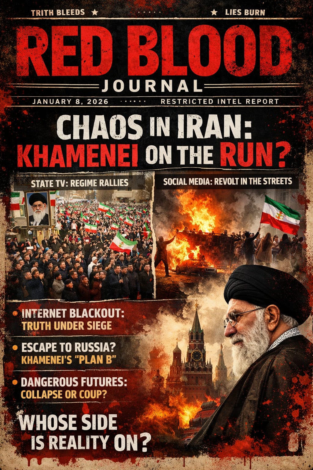 🩸The Mirror War in Tehran – How Iran’s Regime and Opposition Are ...