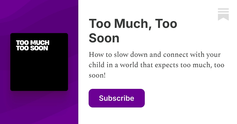 Too Much, Too Soon | Tom Piccirilli | Substack