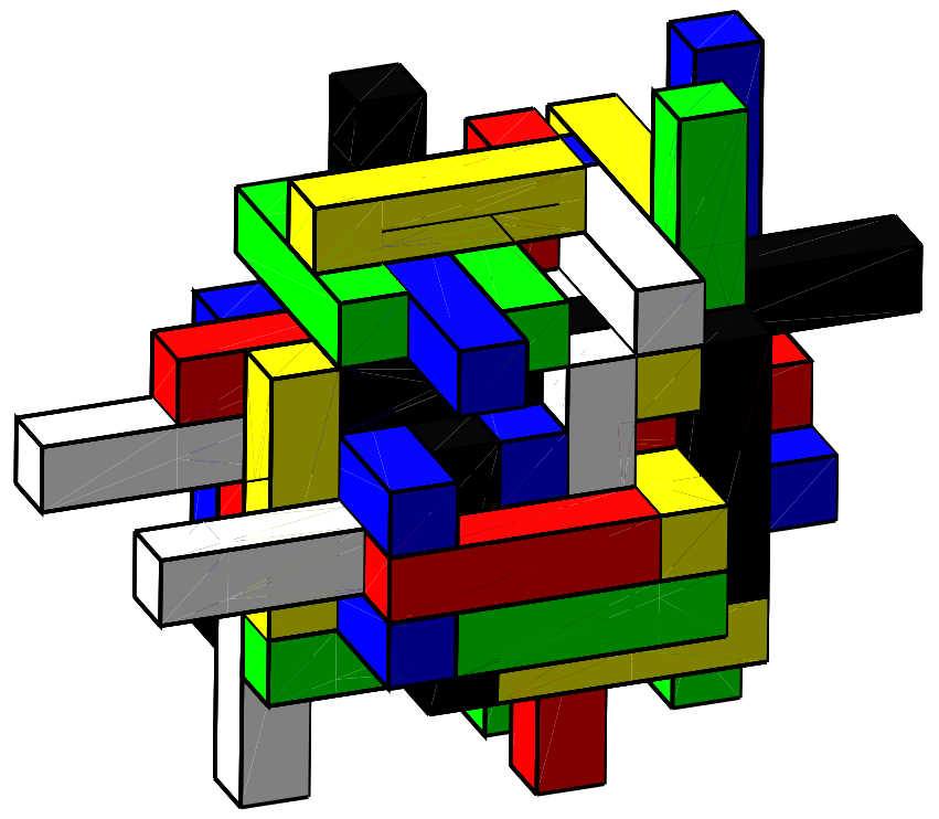 Colouring identical cuboids - by Richard Green