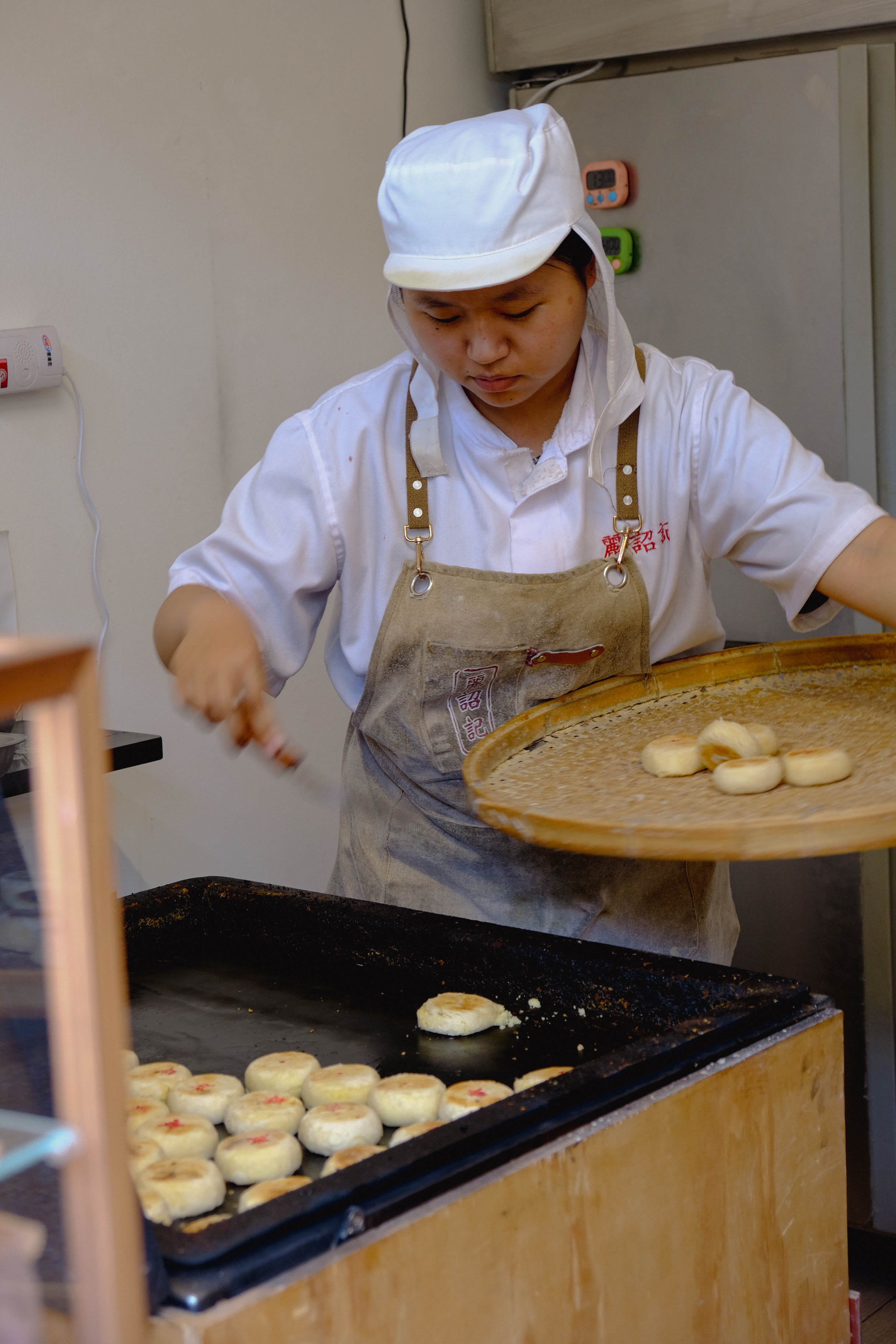 Mung bean cakes 绿豆馅饼 - by Hannah Che - Little Soybean
