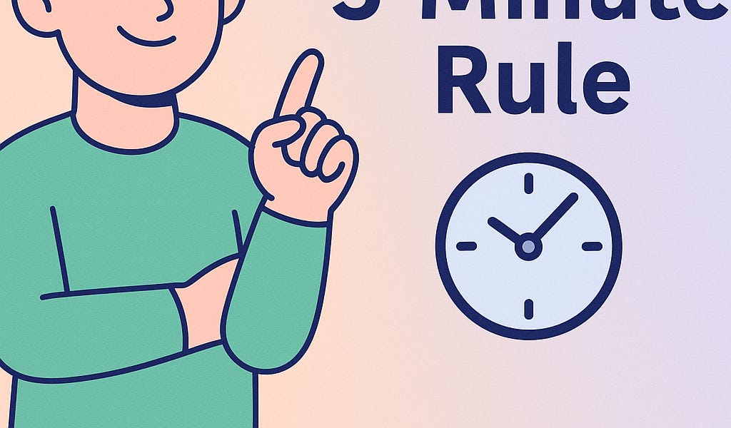 🕑 2-Minute vs. 5-Minute Rule: ADHD’s Tiny Time Hacks That Unlock Momentum 🚀