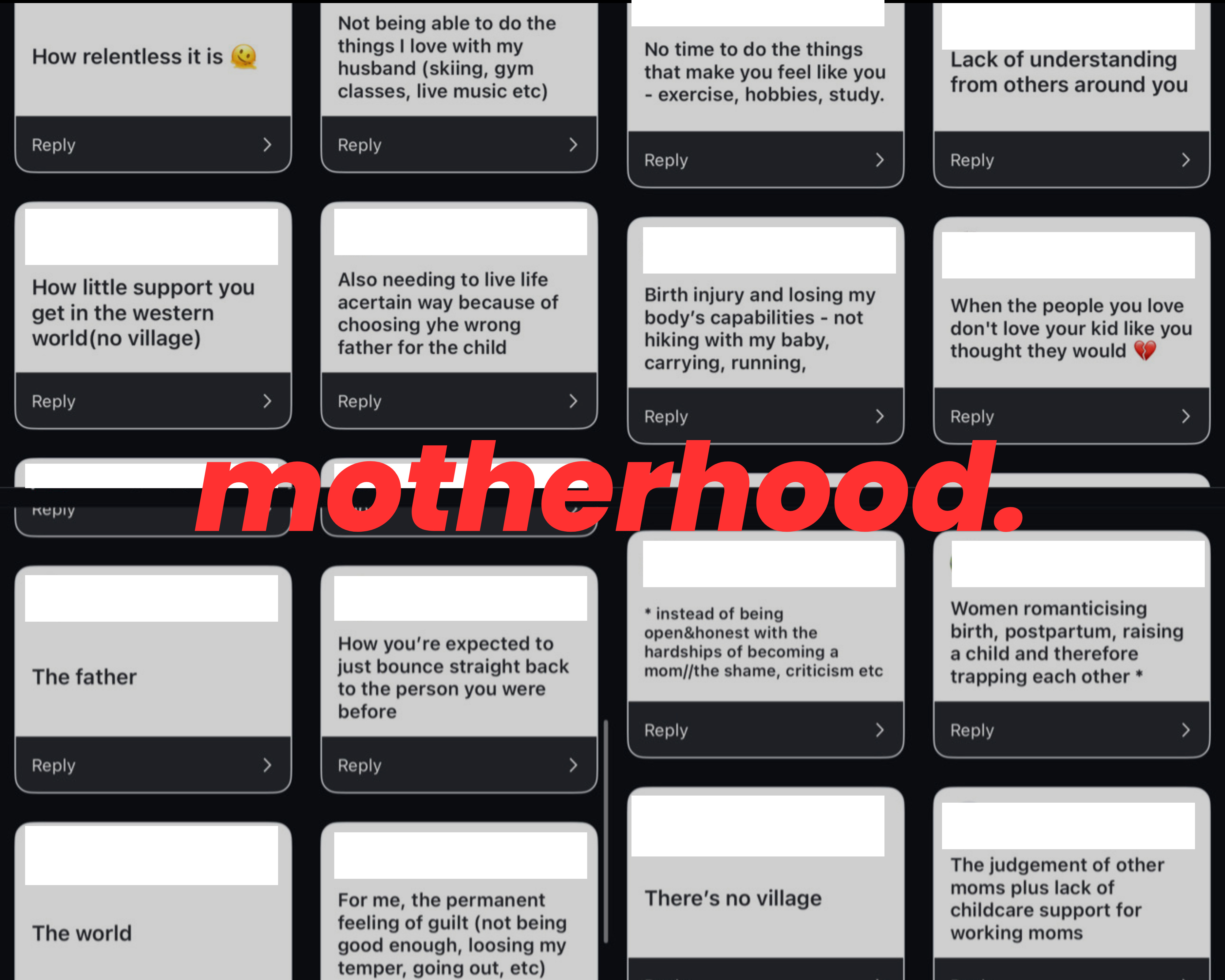 no one wants to have children anymore, and as a mom, I understand why