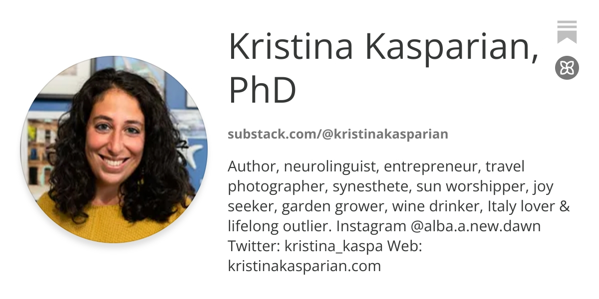 Kristina Kasparian, PhD | Substack