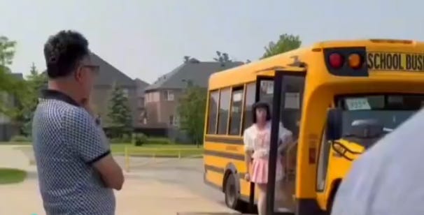 Viral video shows Woodbridge school bus driver in “Lolita” outfit
