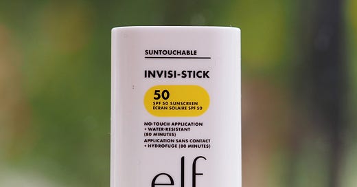 e.l.f. Invisi-Stick SPF 50 Review - BritishBeautyBlogger