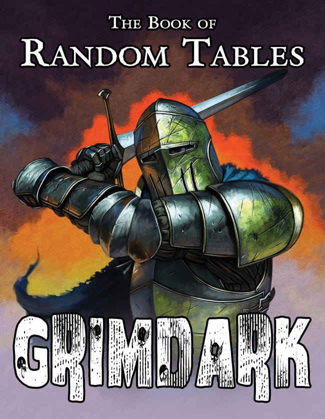 The Book of Random Tables: Grimdark - The Dicegeeks Insider