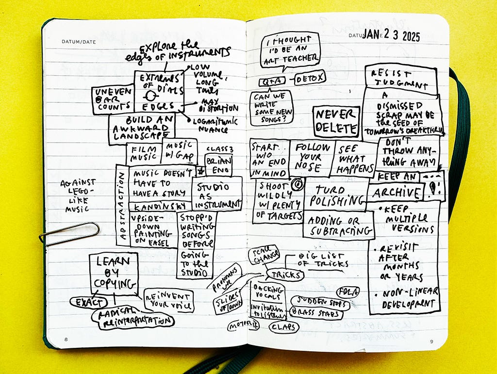 A peek inside my pocket notebook - Austin Kleon