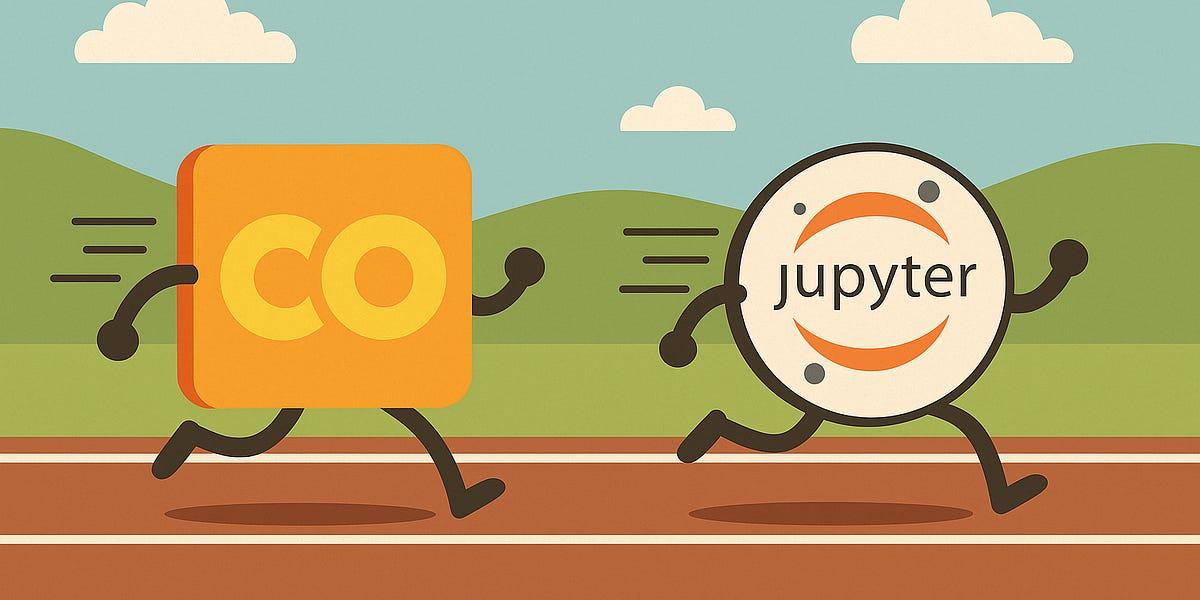 Notebook Showdown: Jupyter vs. Colab - by The Dude