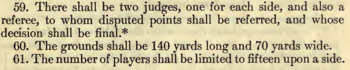 Why Football Fields are 100 Yards Long and 160 Feet Wide