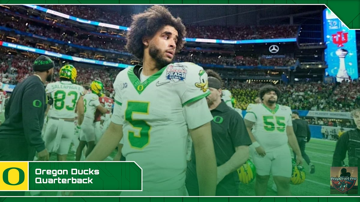 Oregon QB Dante Moore Makes His Decision to NOT Declare for 2026 NFL Draft