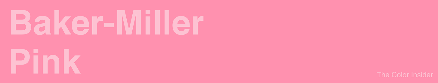 Baker-Miller Pink - Color Insider