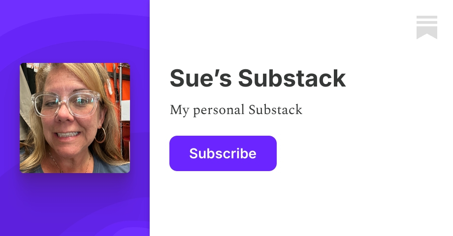 Sue’s Substack | Sue Salisbury | Substack
