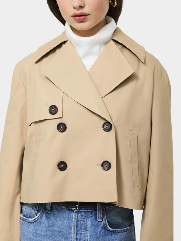The Short, Chic Trench - DOT STYLE from Armoire