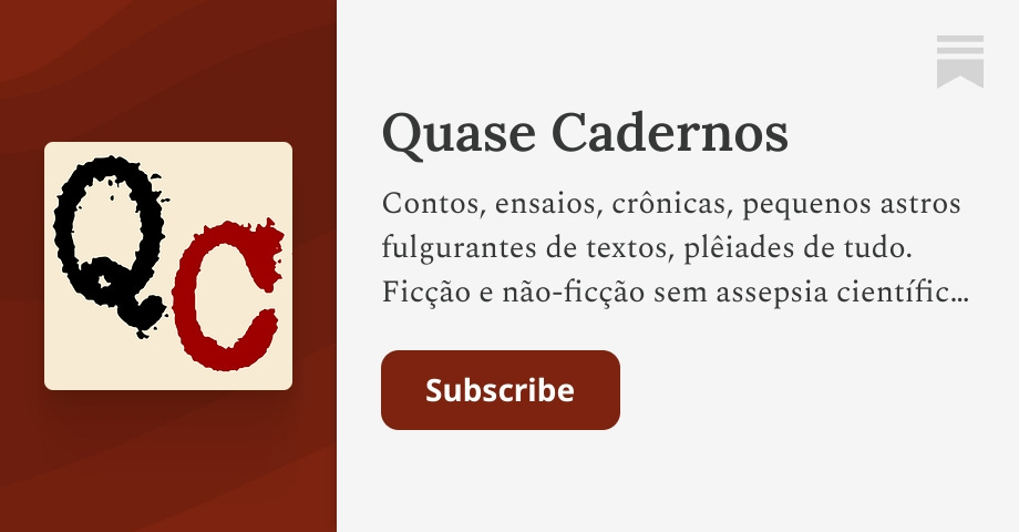 Quase Cadernos | Bruno Mazzoni | Substack