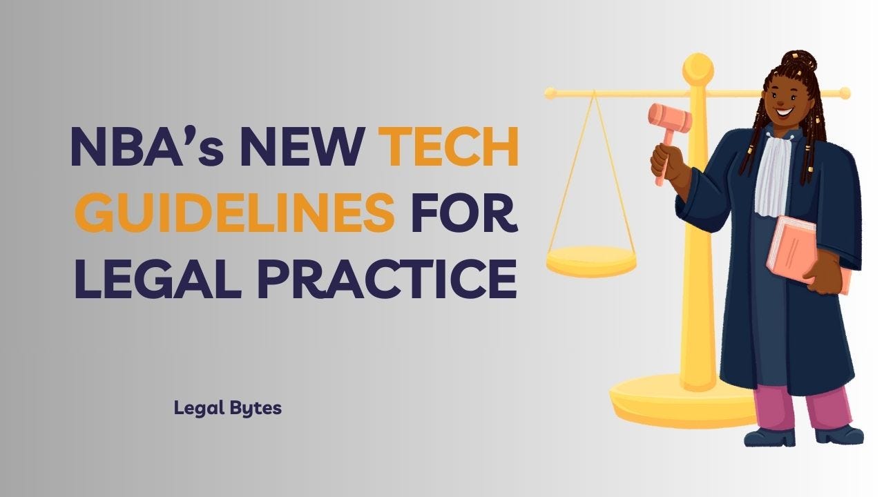 Nigerian Bar Association Launches NEW TECHNOLOGY GUIDELINES FOR LEGAL ...