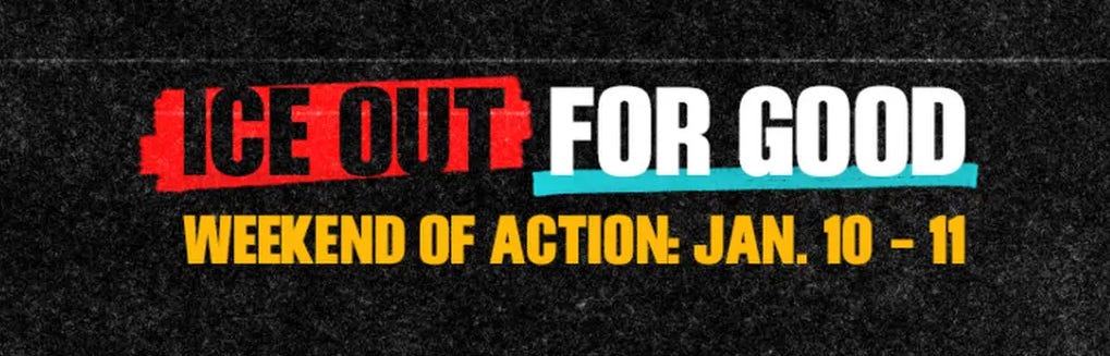 Tomorrow 2-4P ICE OUT - For Good Protest