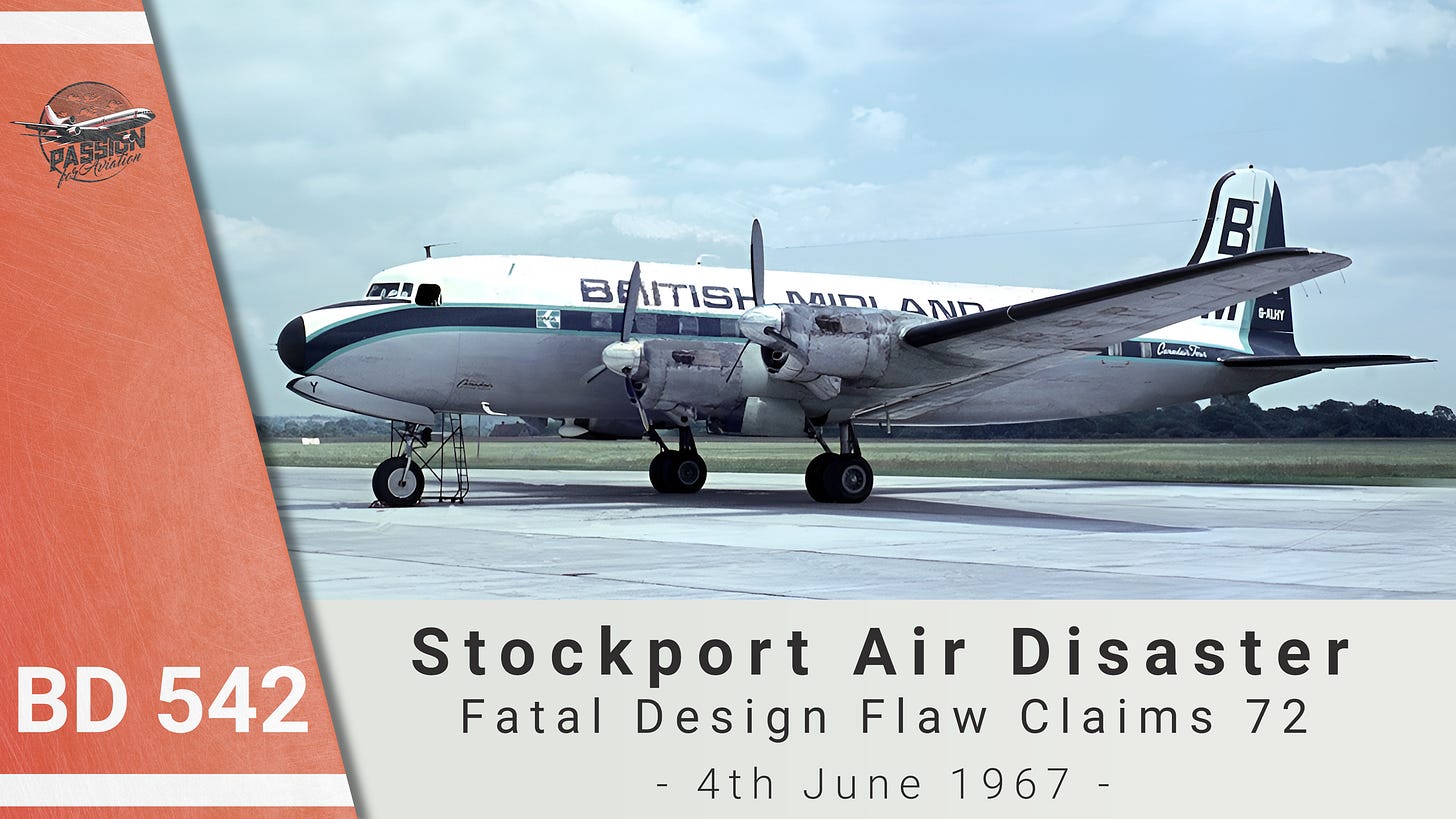 British Midland Flight 542 – Stockport Crash (1967)