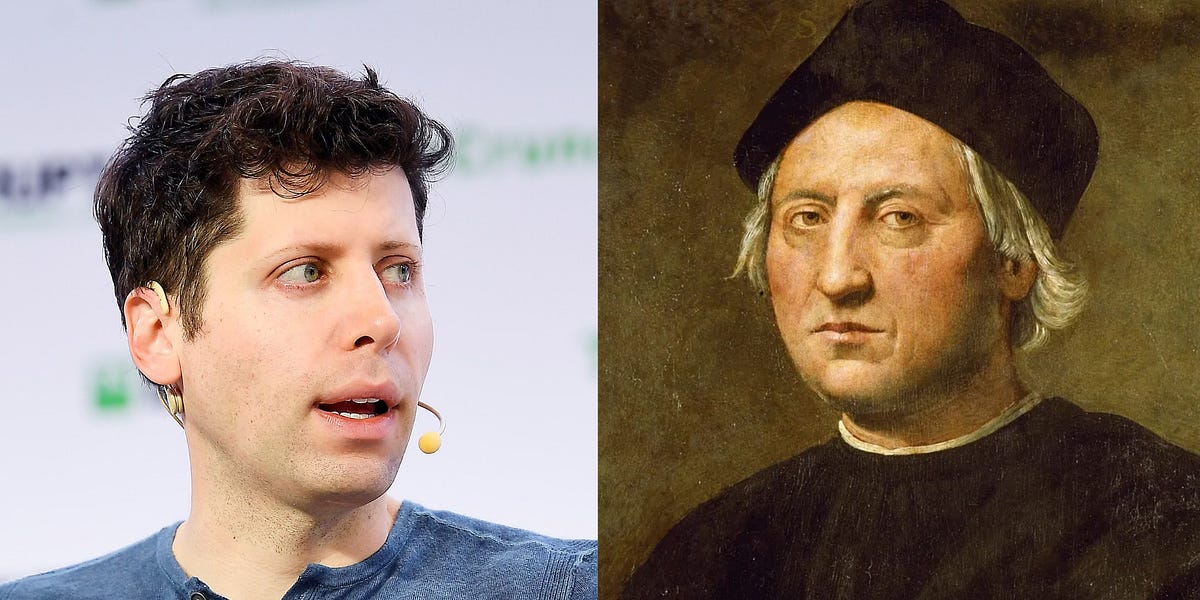 Sam Altman Is the Christopher Columbus of Our Time