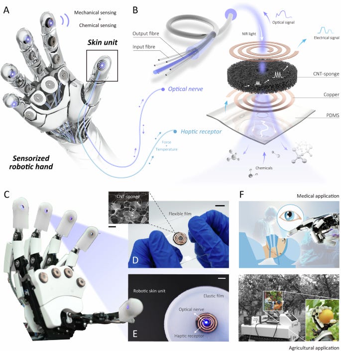 Dual-Mode Artificial Skin for Advanced Robotic Sensing and Gentle ...