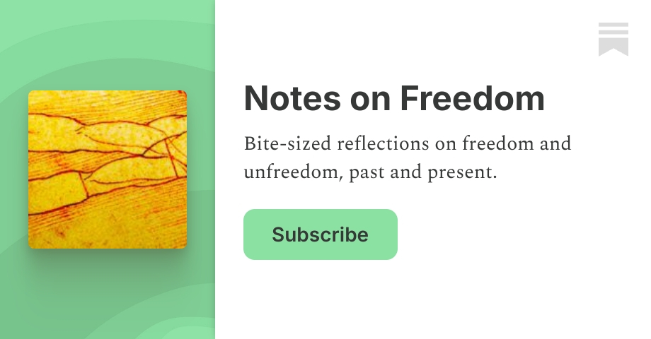 Notes on Freedom | Josie Appleton | Substack