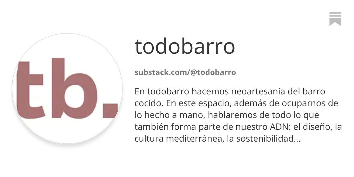 todobarro | Substack