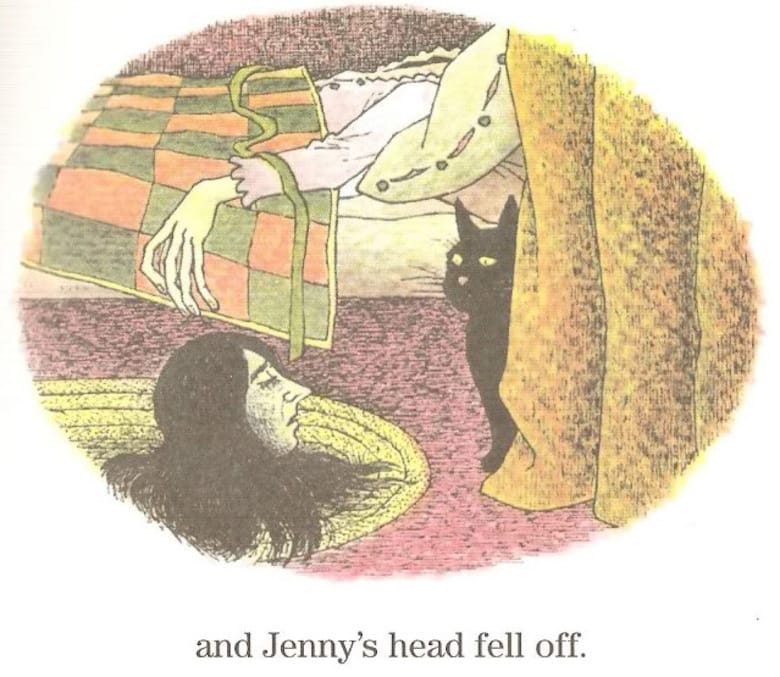 "And Jenny’s head fell off." Grisly ribbons and Gloria’s Neck