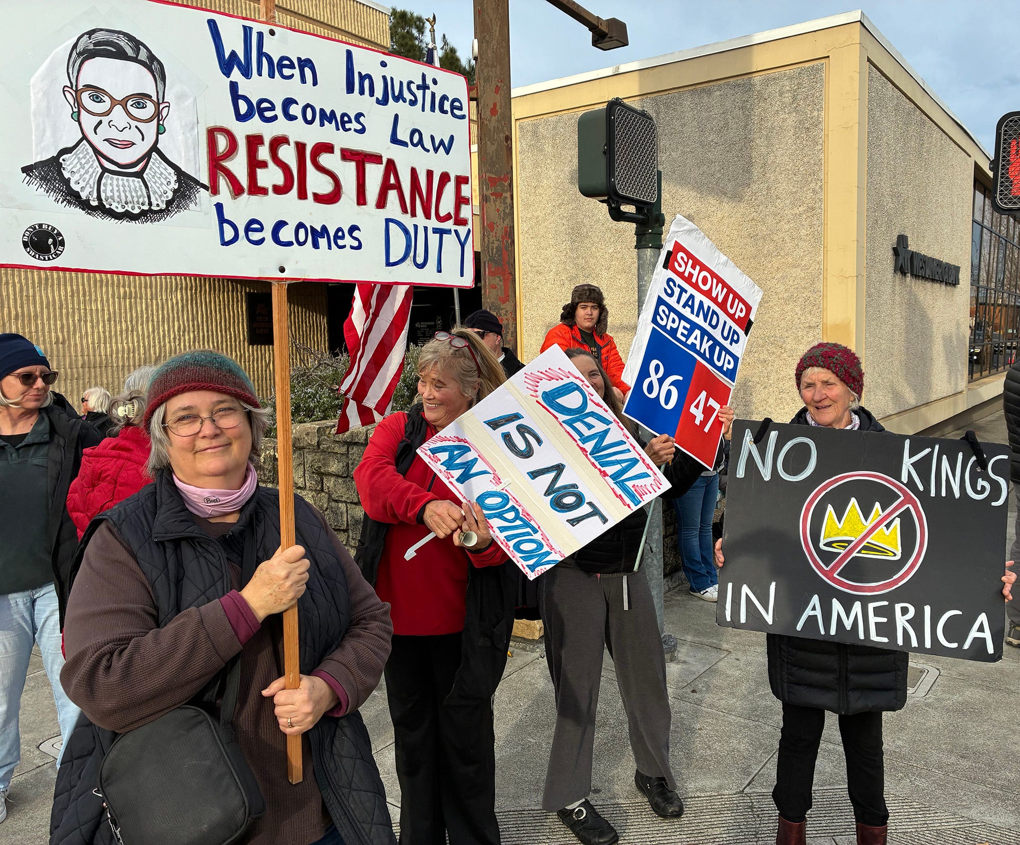 Free America Walkout Rally comes to downtown Sebastopol
