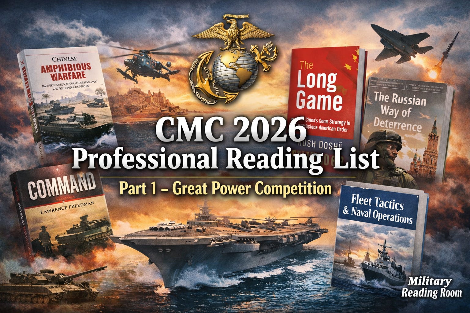 Commandant of the Marine Corps 2026 Professional Reading List: Strategy ...