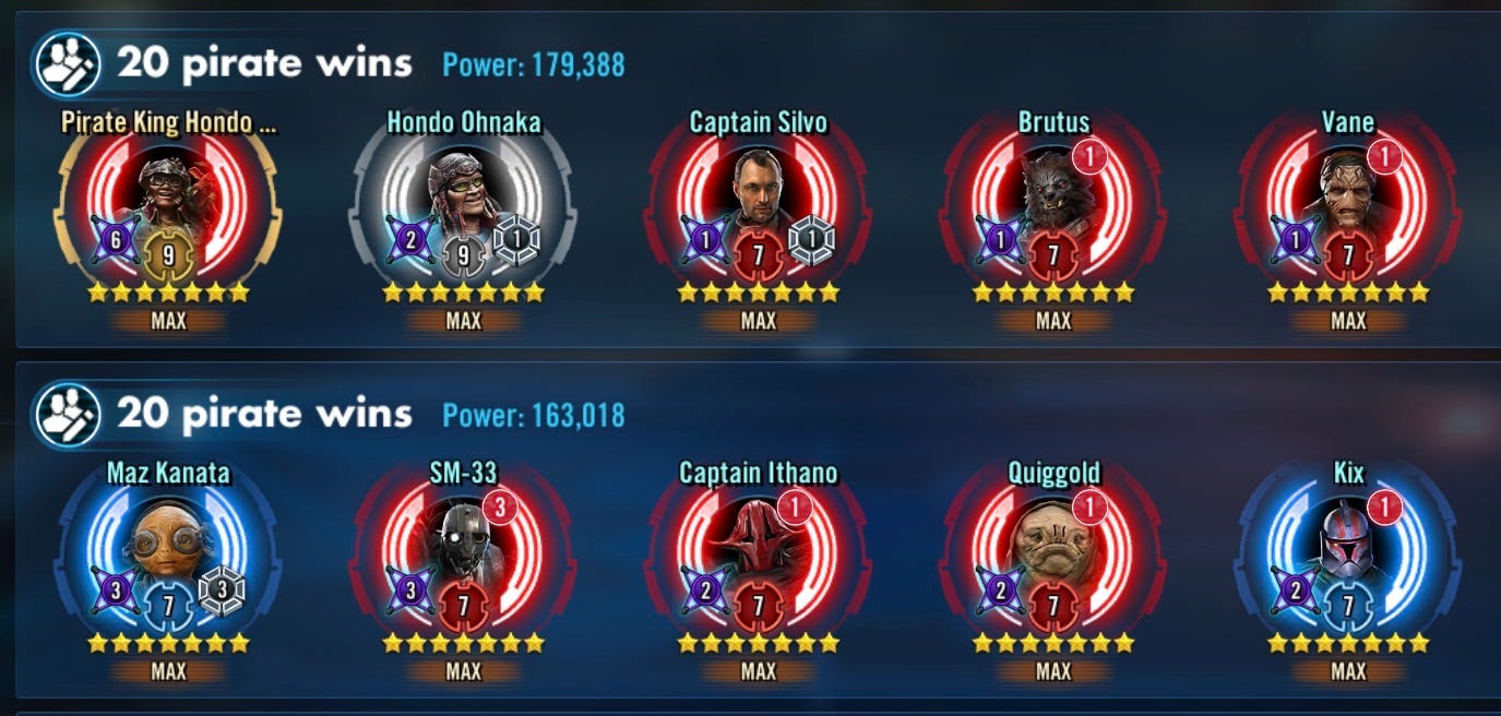 Conquest Feats and Team Building: Cobb Vanth