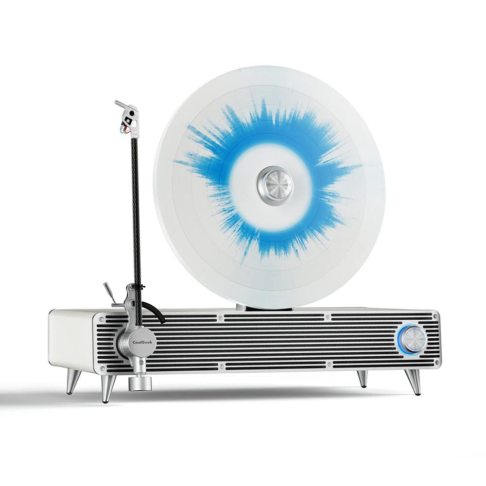 VS-01 Bluetooth Vertical Turntable - by Mark Fleming