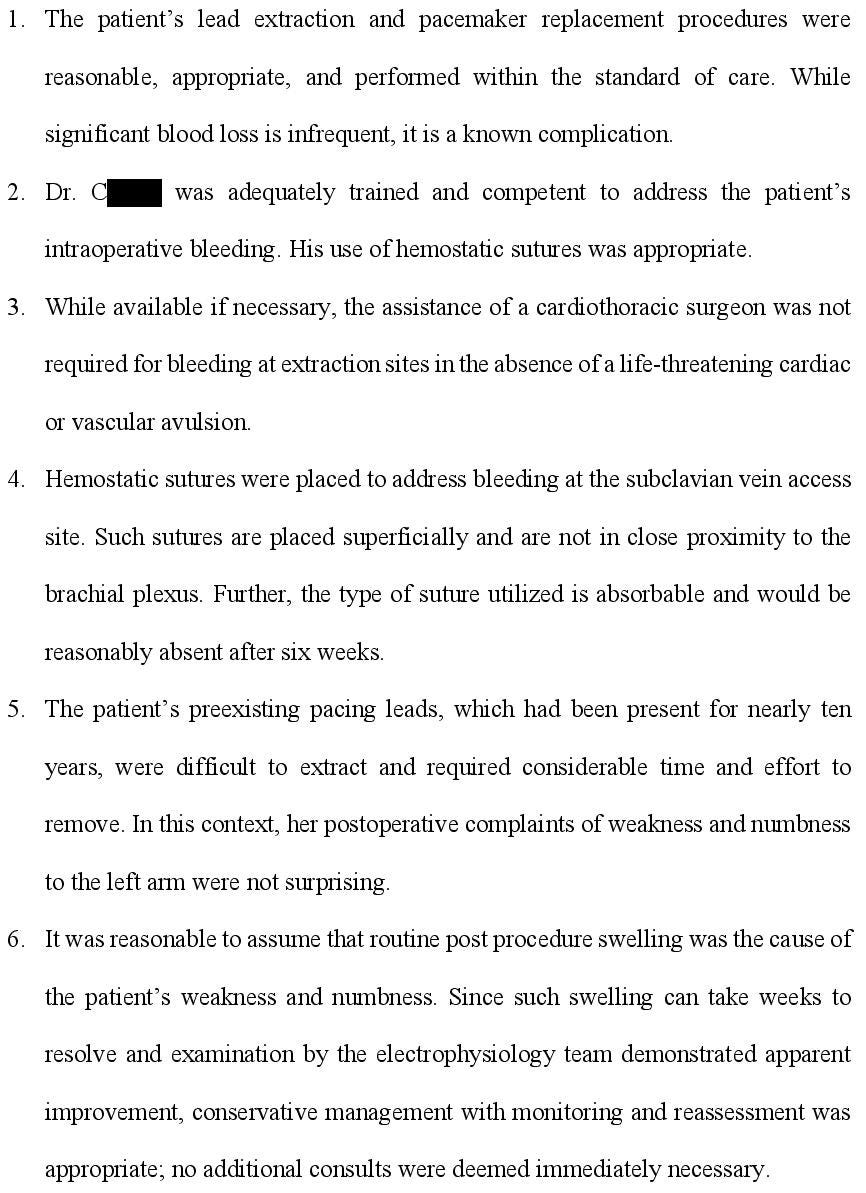 Brachial Plexus Injury During Pacemaker Replacement