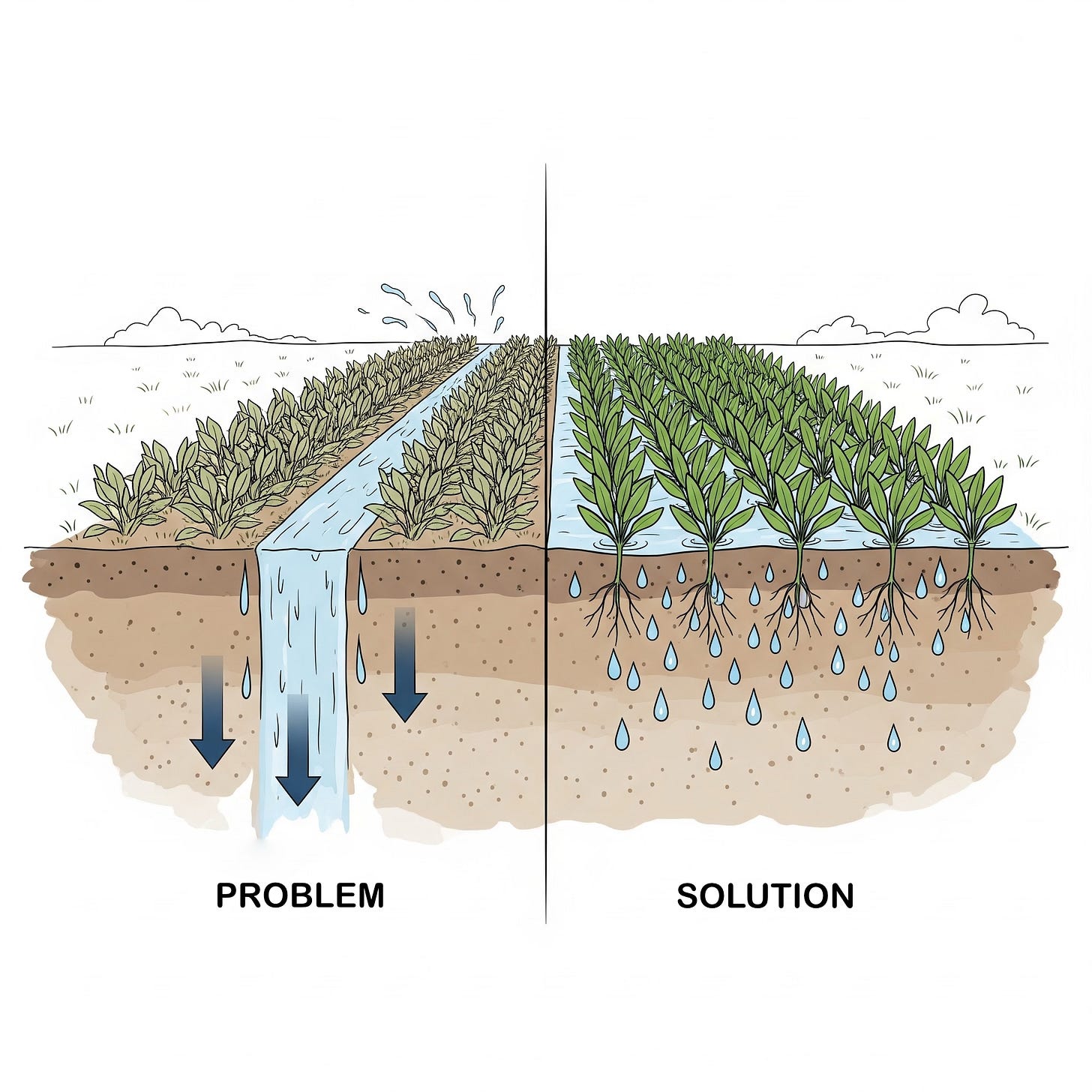 Stop Water Waste: Preventing Runoff and Leaching in Irrigated Fields